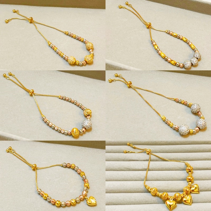 PANDORA / GELANG TANGAN BOBA DIAMOND THREE COLOUR / WOMEN BRACELET ...