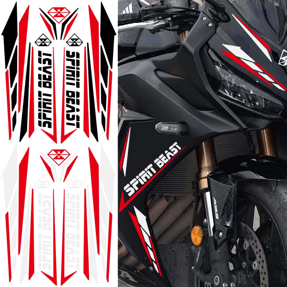 For YAMAHA KAWASAKI SUZUKI KTM HONDA Click Moto Reflective Body ...