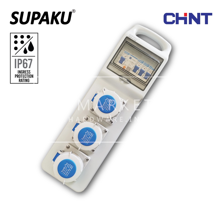 SUPAKU CEE 16A WEATHERPROOF EXTENSION BOX /CEE PLUG & SOCKET - FOR ...