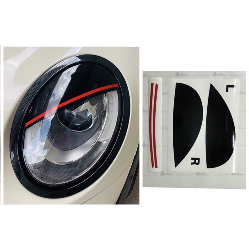 Mini cooper S Clubman F54 F55 F56 F57 Car Headlamp eyelid eyelid eye ...