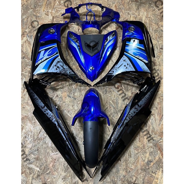 Cover Set LC135 V2/V3/V4/V5/V6/V7 Blue Storm 2020 Biru Storm | Shopee ...