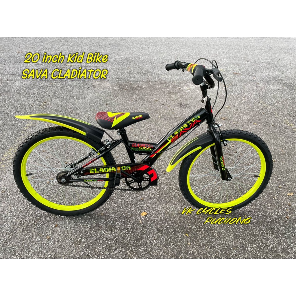 20 INCH SAVA SINGLE SPEED KID Bicycle 20" SAVA CLADIATOR Basikal Budak Untuk Umur 5-8 Tahun Kid ...