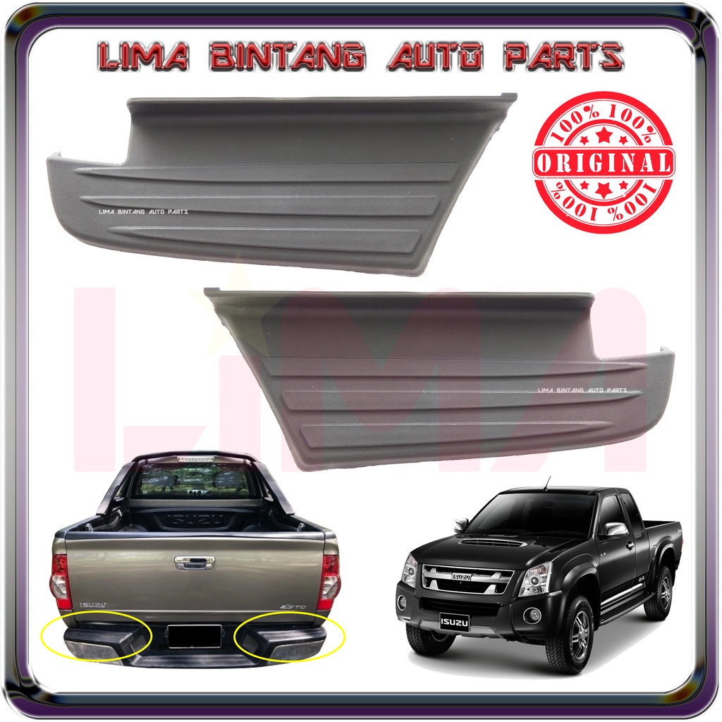 Isuzu Dmax Old RA RC Rear Bumper Cover Bumper Side Cover Protector Left ...