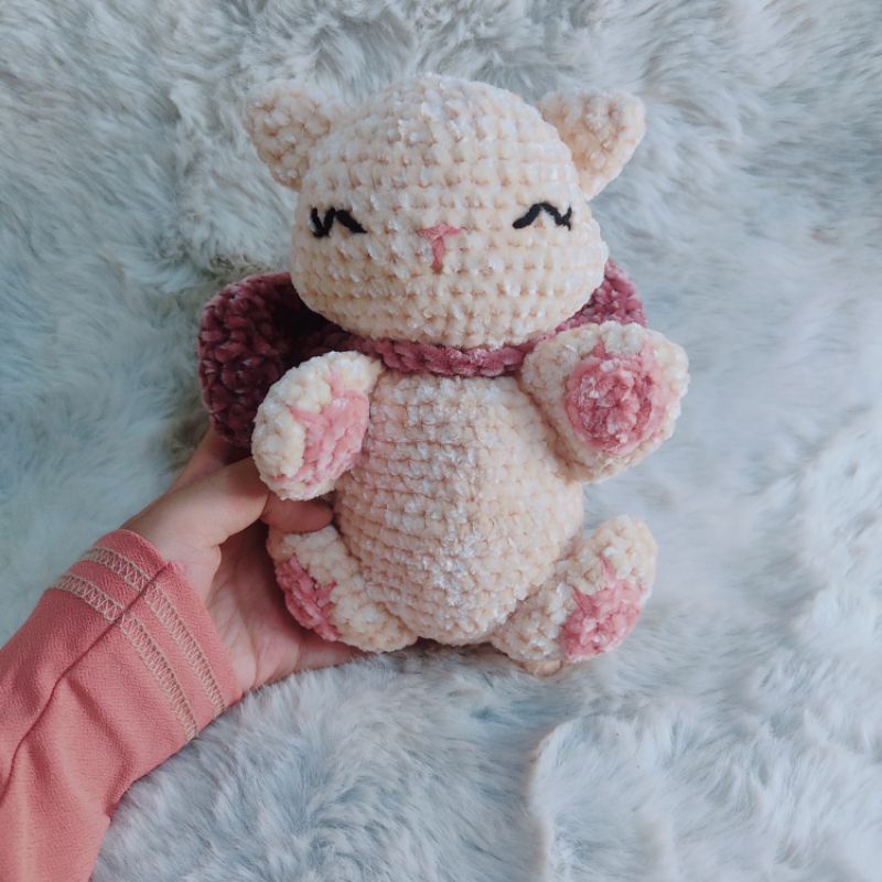 Kitty plushie crochet/ patung kucing handmade kait | Shopee Malaysia