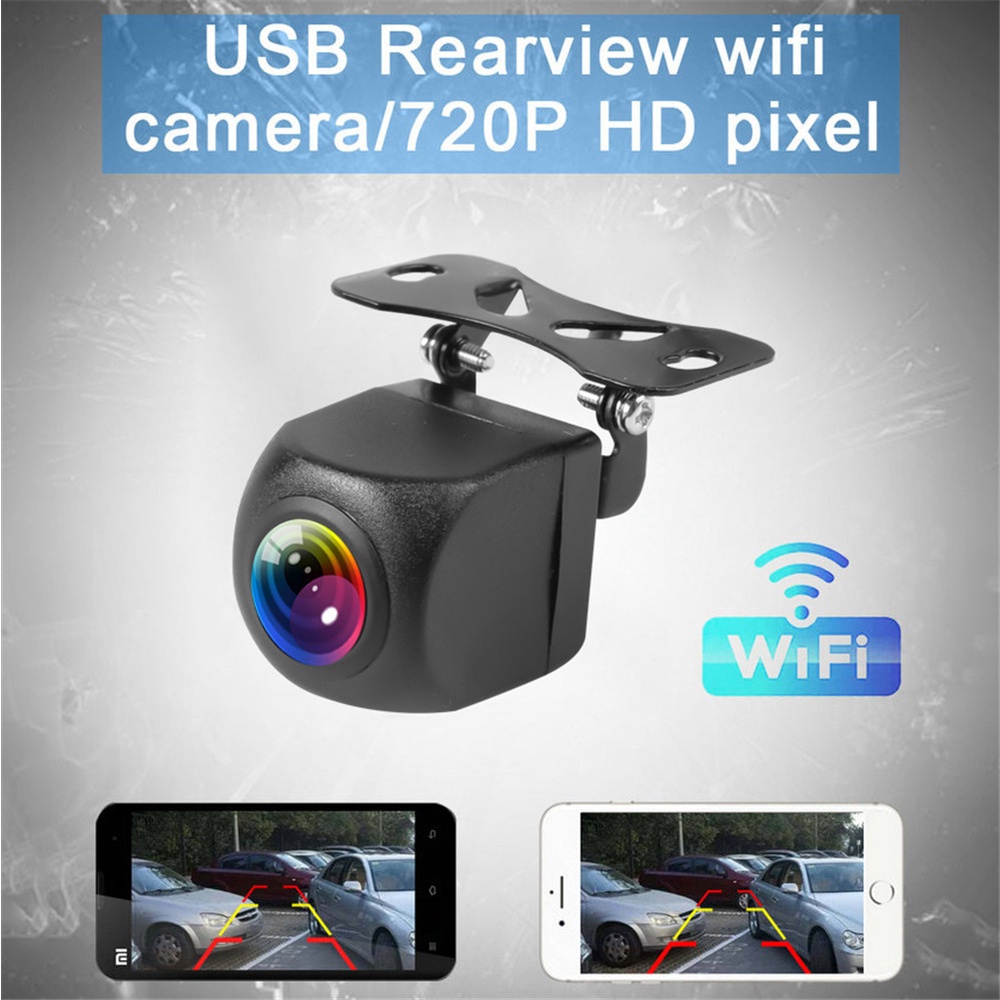 Wireless Car Rear View Camera WIFI Night Vision 170 Degree Wide Angle ...