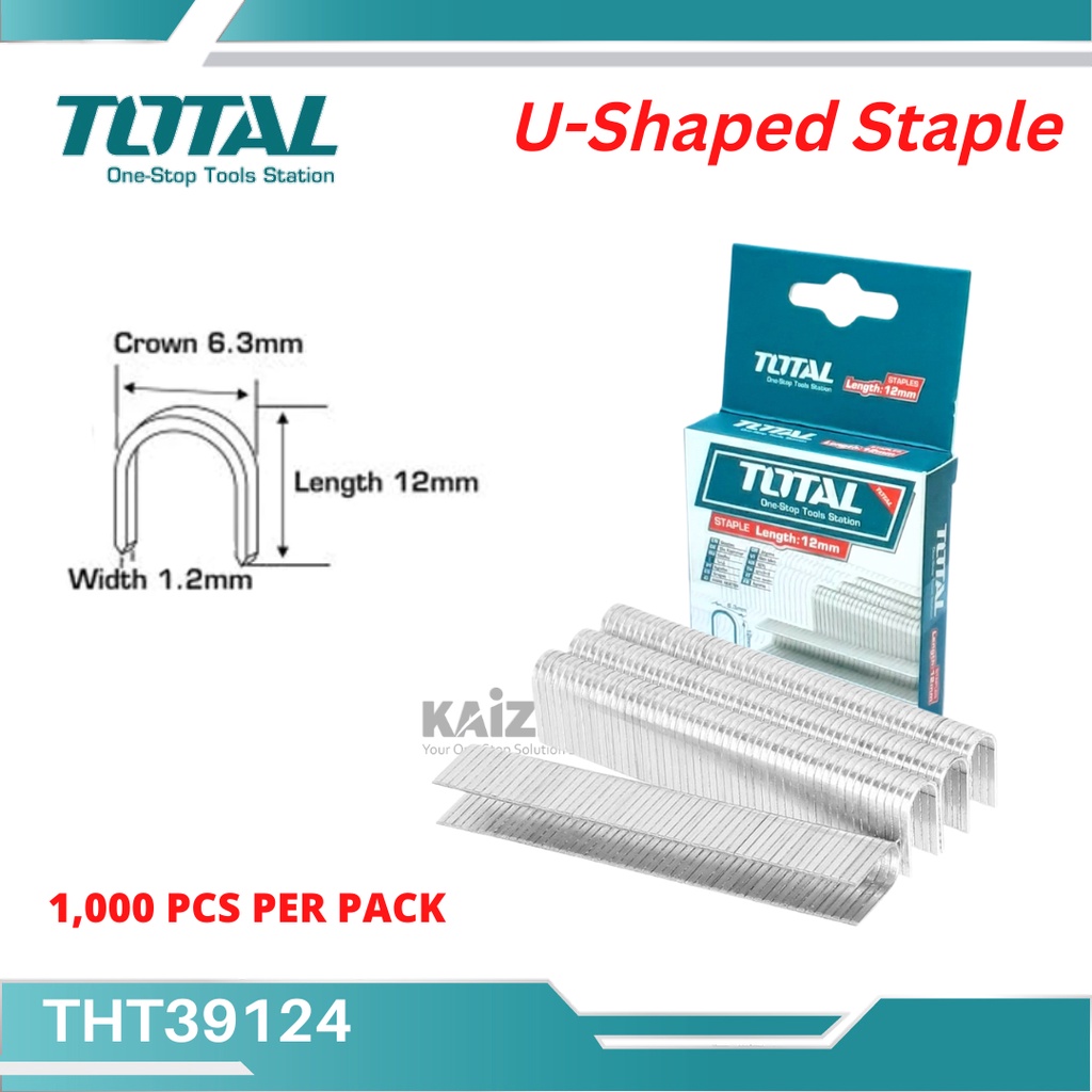 TOTAL Staples Nail / U shaped Staples / Brad Nail For Model THT31143 3 ...