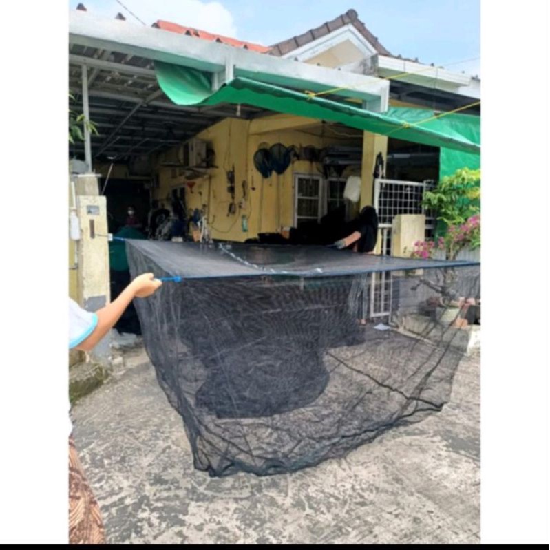 Fish waring cage 1m x 3m x 2m with zipper closure floating net cage ...