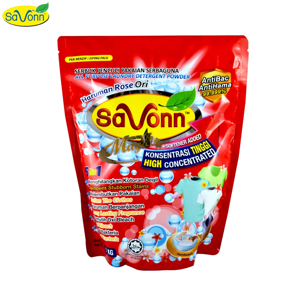 Savonn Magic Micromatic Multipurpose Detergent Powder Concentrated (1KG ...