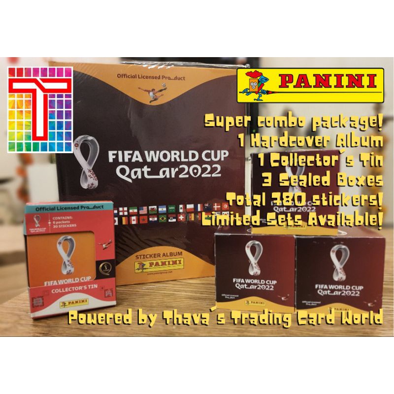 Panini FIFA World Cup 2022 Qatar Official Sticker Collection Super ...