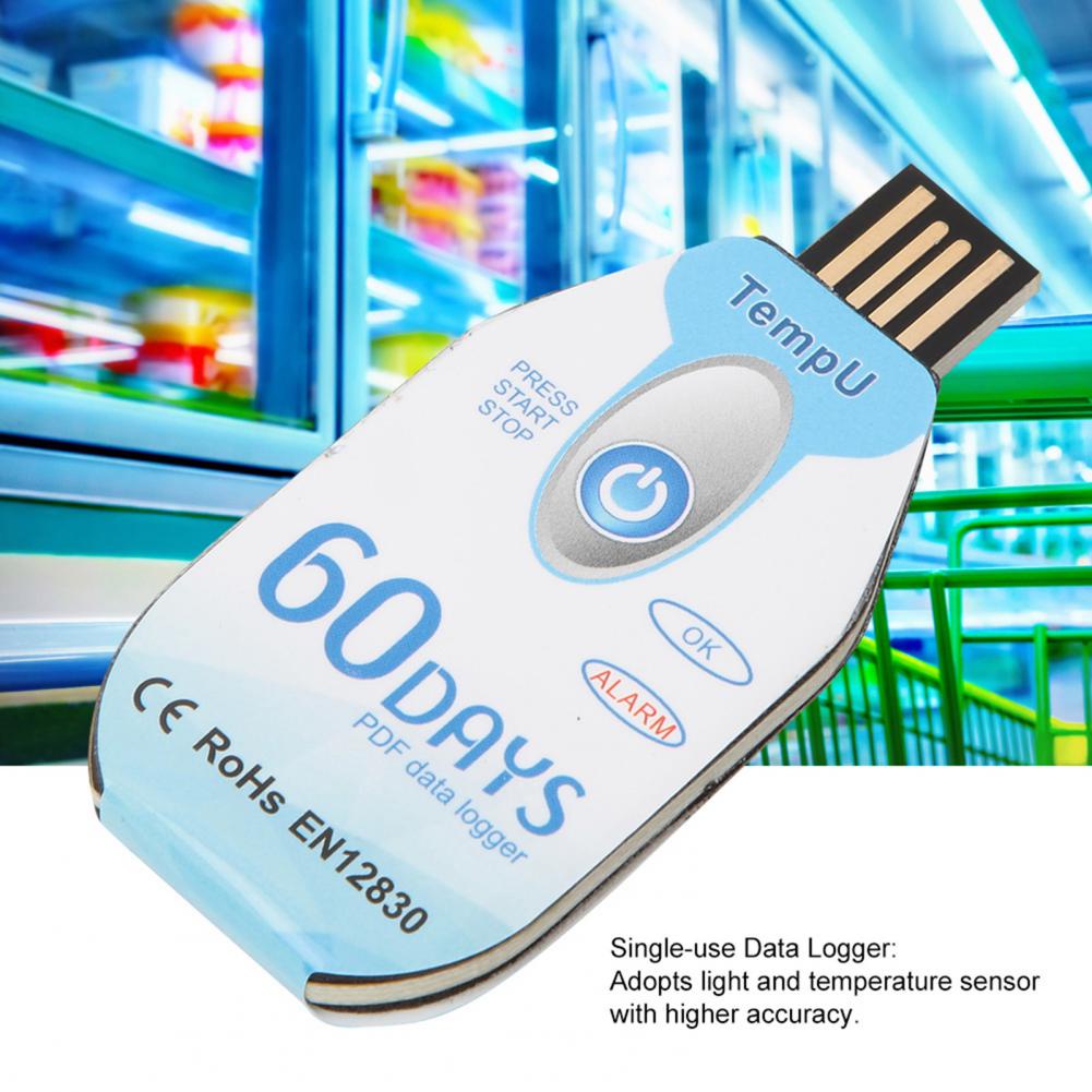 Temperature Data Logger Single Use PDF Report USB Port 10000 Points | Shopee Malaysia