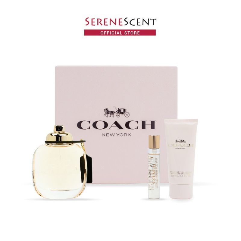 Coach (W) EDP Gift Set 90ml+7.5ml+100ml | Shopee Malaysia