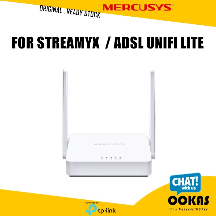 Mercusys Powered By TP-Link MW300D Wireless N300 ADSL Modem Router For ...