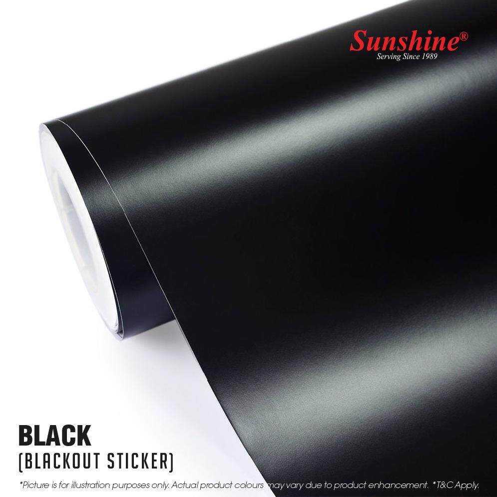 Ready Stock BLACKOUT STICKER 100% Dark Privacy / All Black House Window ...