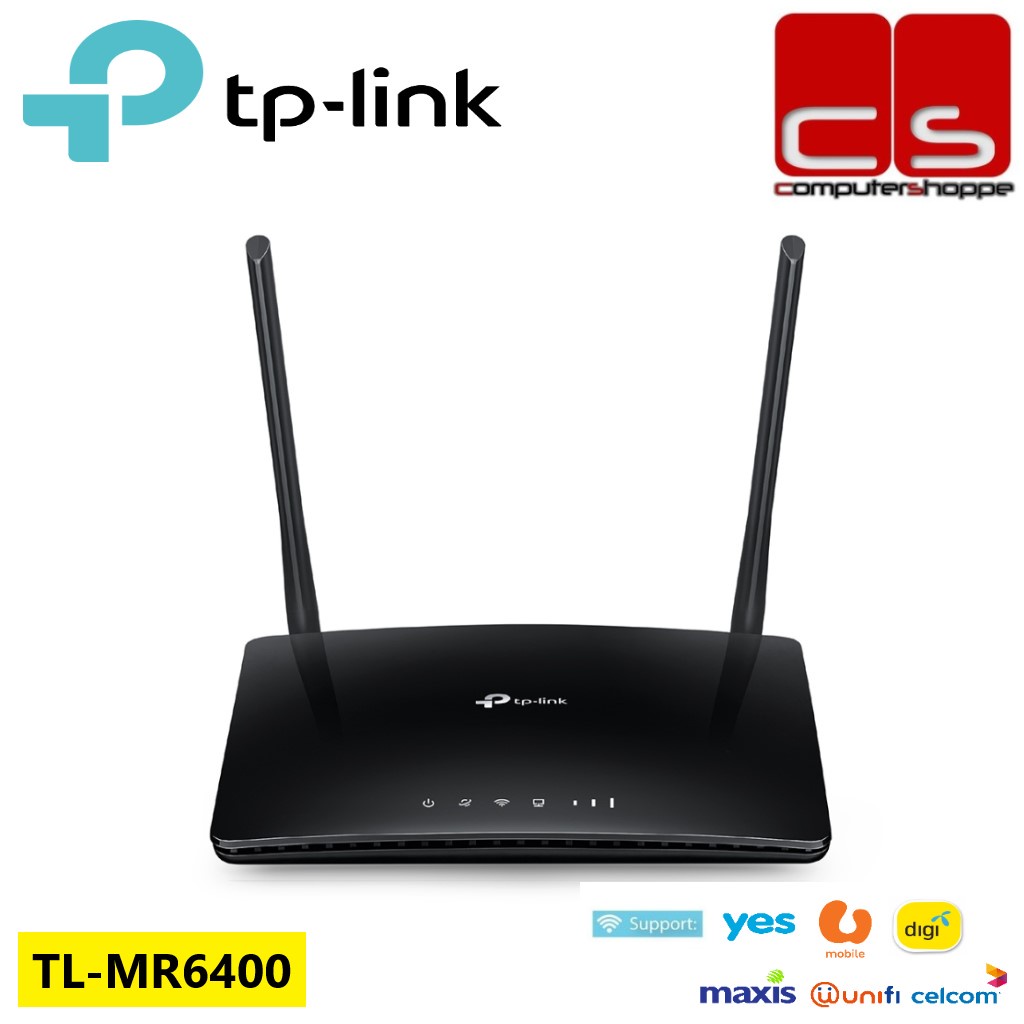 TP-Link MR6400 300Mbps Wireless N 4G LTE Router | Shopee Malaysia