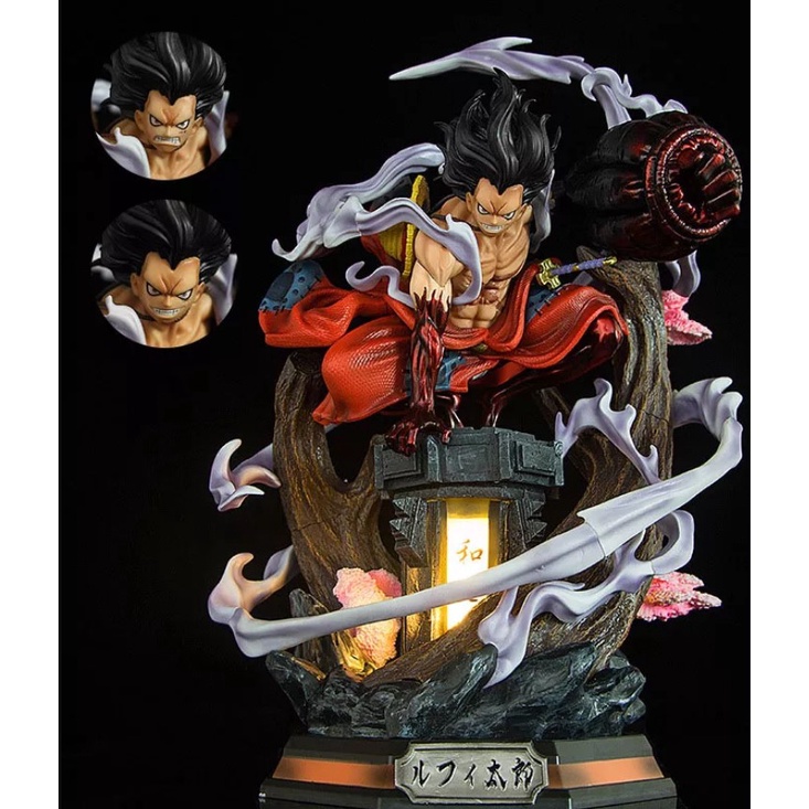 Hitomi Snake Man Luffy One Piece 27Cm character model with Led | Shopee ...