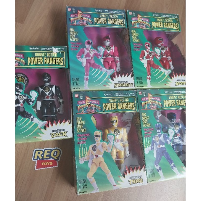 BANDAI MMPR 1994 MISB POWER RANGERS 8 INCH VINTAGR | Shopee Malaysia