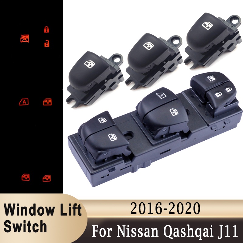 Car Window Lifter Switch Door Panel Switch Master With LED for Nissan ...