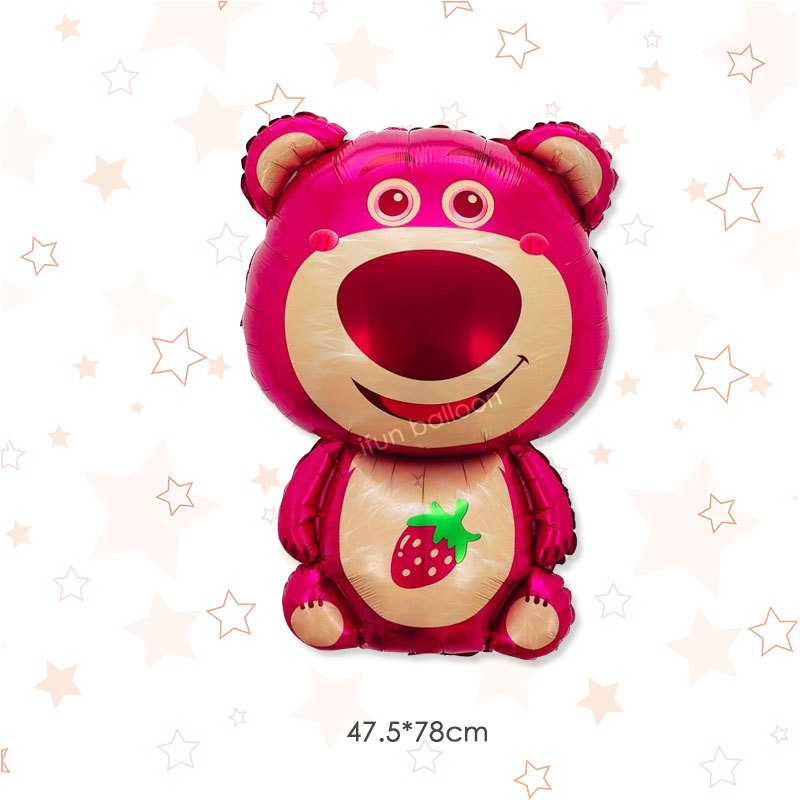 4D Teddy Bear Foil Balloon Happy Birthday Hug Bear Cake Ballons For ...