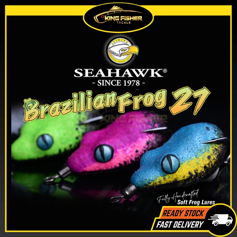 KFT Seahawk Brazilian Frog 27 Soft Frog Weight: 3G Length: 27mm Made In ...