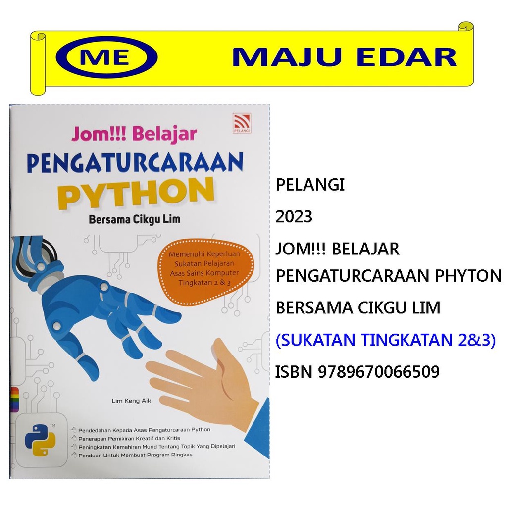 PELANGI 2023 JOM!!! BELAJAR PENGATURCARAAN PYTHON BERSAMA CIKGU LIM ...