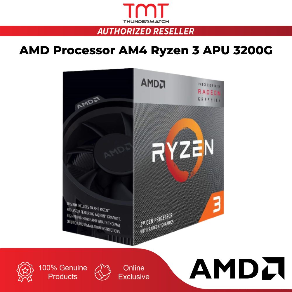 TMT AMD Processor AM4 Ryzen 3 APU 3200G | Shopee Malaysia