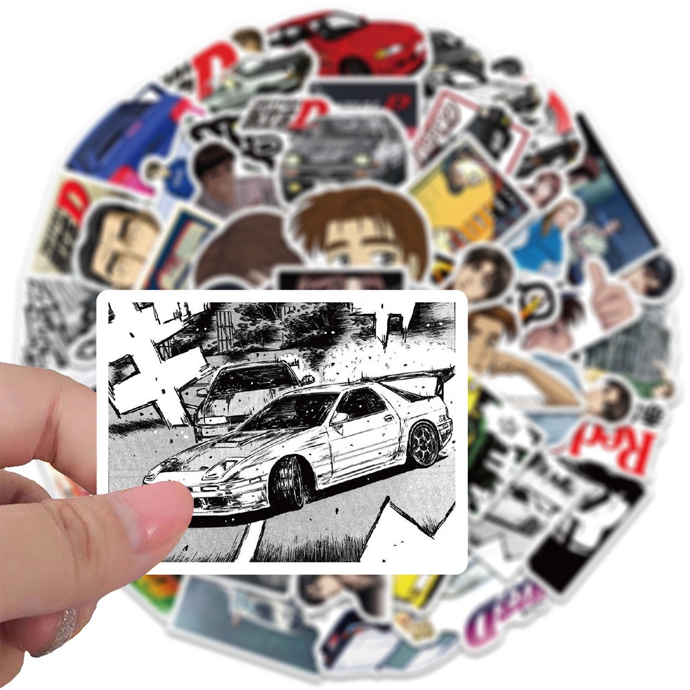 New Initial D STICKER Waterproof Different Styles 50pcs | Shopee Malaysia
