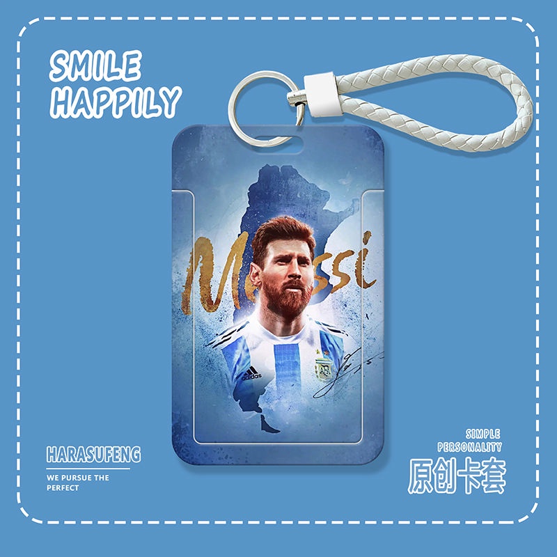 Football Star Ronaldo/ Messi/ Neymar Custom Student ID Card Personal ID ...