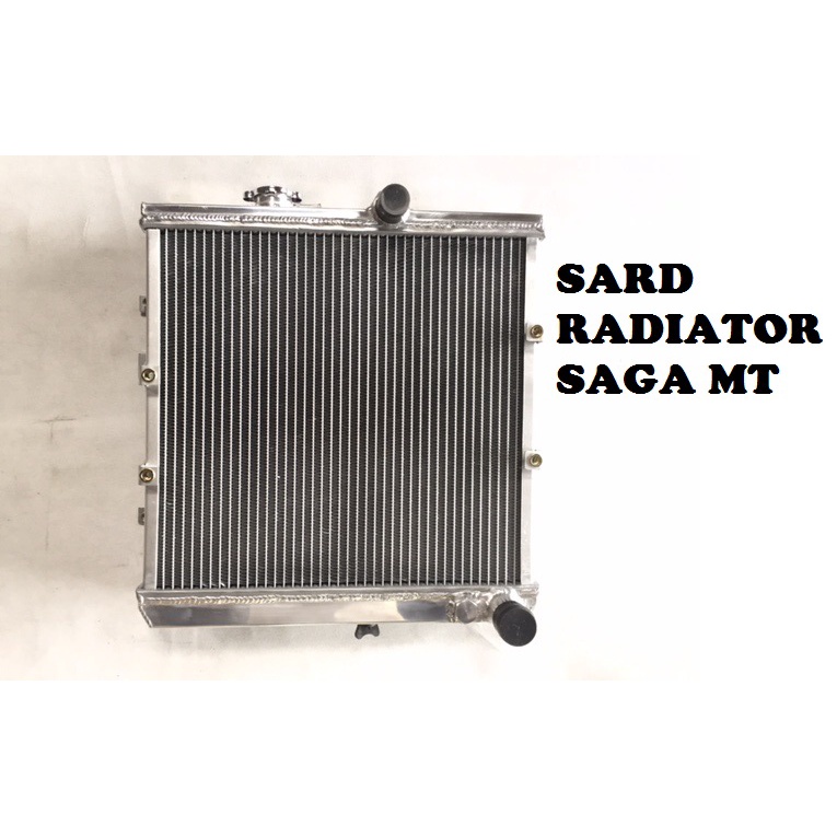 SARD Radiator Aluminium Saga Iswara 4G13 4G15 2 Row 3 Manual Auto MT AT ...