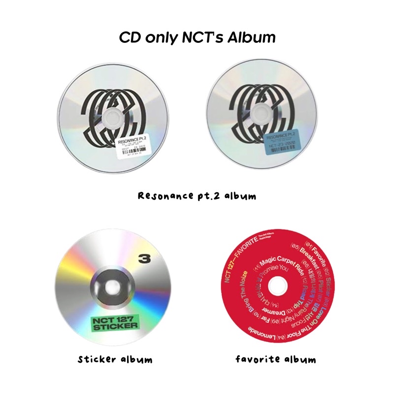Cd ONLY NCT 127 STICKER ALBUM | Shopee Malaysia
