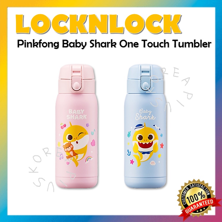 [LOCKNLOCK] Pinkfong Baby Shark One Touch Tumbler 370ml | Shopee Malaysia