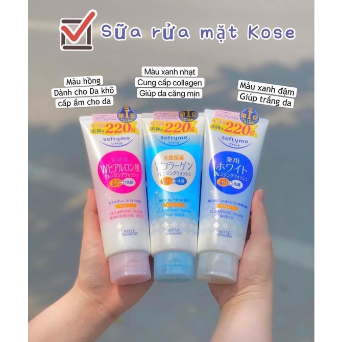 Japanese Kose Facial Cleanser 220g | Shopee Malaysia