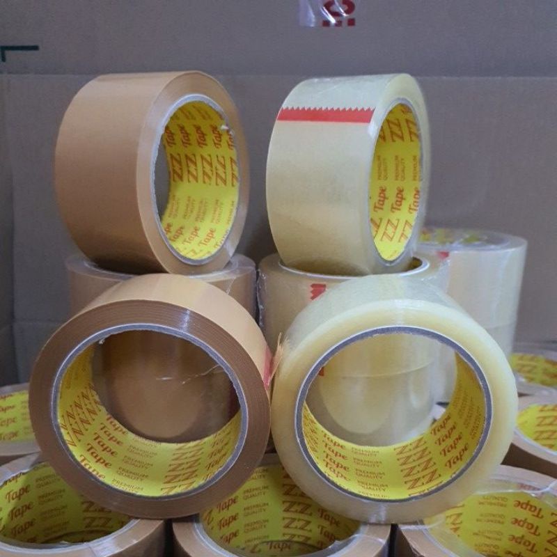OPP PACKAGING TAPE ZZ PREMIUM CLEAR / BROWN 48MM X 90Y | Shopee Malaysia