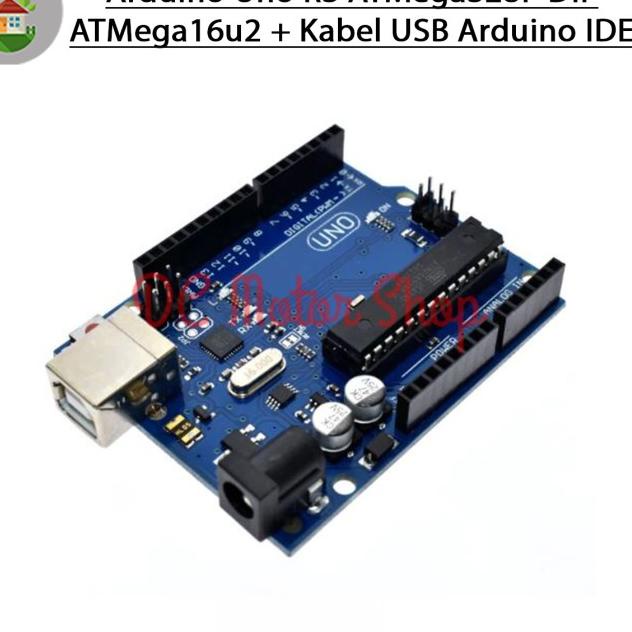 Arduino Uno R3 ATMega328P DIP ATMega16u2+Arduino IDE USB Cable - With Cable | Shopee Malaysia