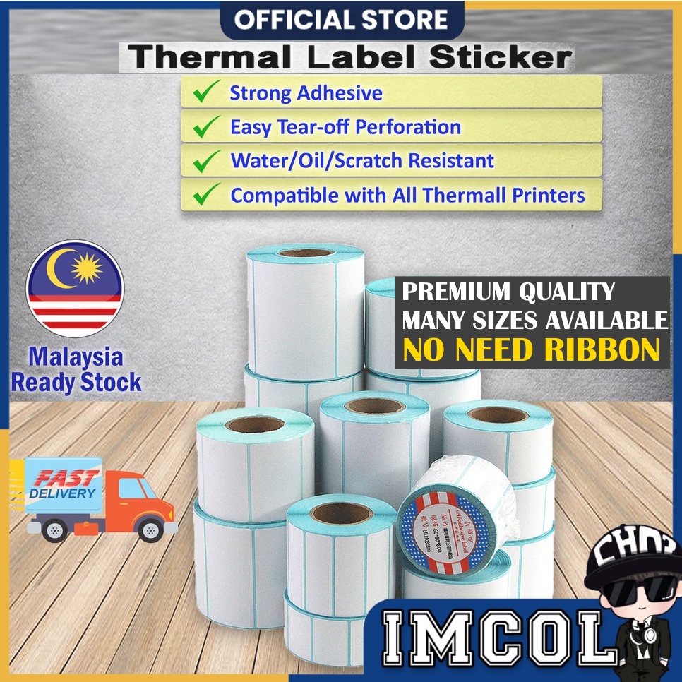 Barcode Sticker Thermal Price Label Product Label Sticker Paper Stock ...