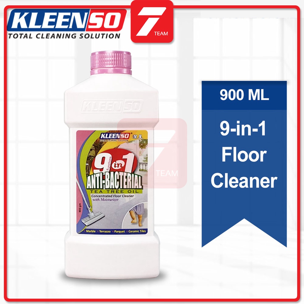 KLEENSO 9 in 1 Anti-bacterial Tea Tree Oil Floor Cleaner Pink 900ml | Shopee Malaysia