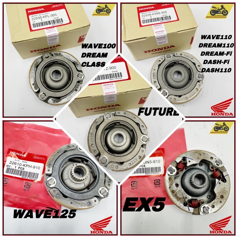 DREAM / EX5 / WAVE125 / WAVE110 / FUTURE AUTO CLUTCH LINING SHOE HONDA ...