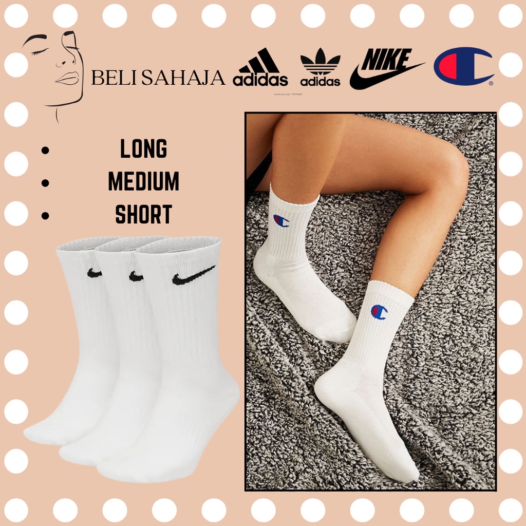 Stokin Adidas Nike Socks Sport Socks Running Socks Stocking Sarong Kaki ...