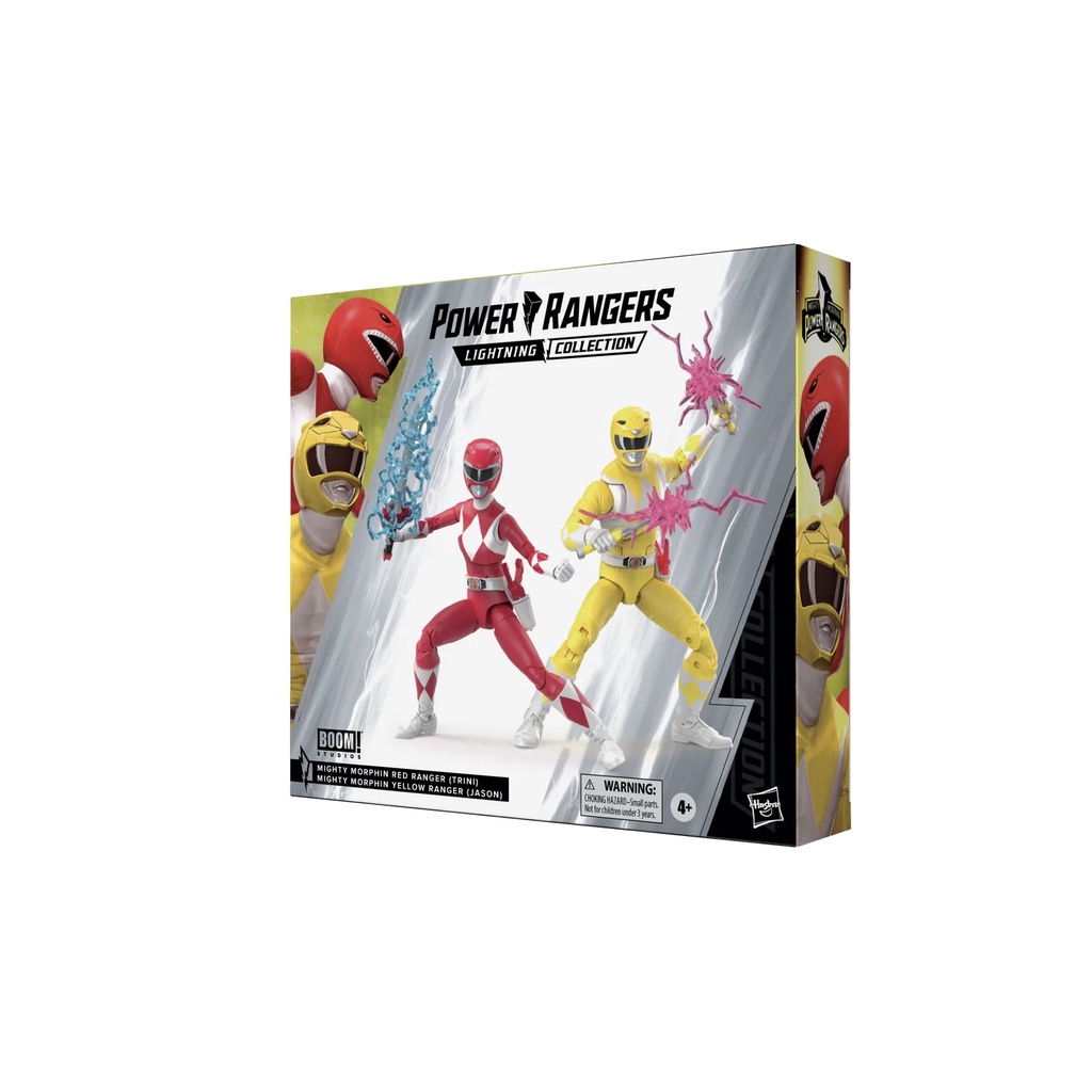 Power Rangers MMPR Yellow and Red Ranger Swap Lightning Collection ...