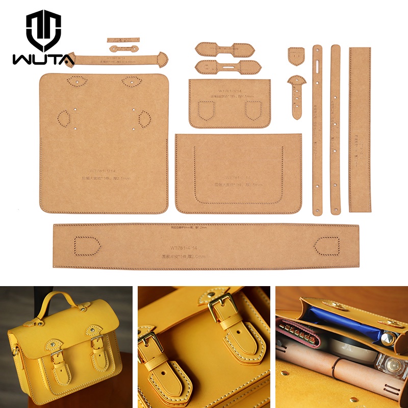 WUTA 781 Leather Cambridge Bag Kraft Paper Template | Shopee Malaysia