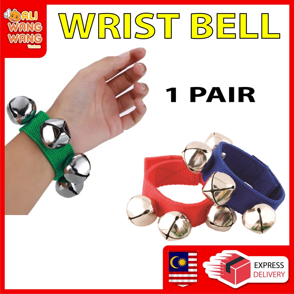 Wrist Bell Set 4 Bell 1 pair ankle bell (Ready Stock Malaysia) music ...