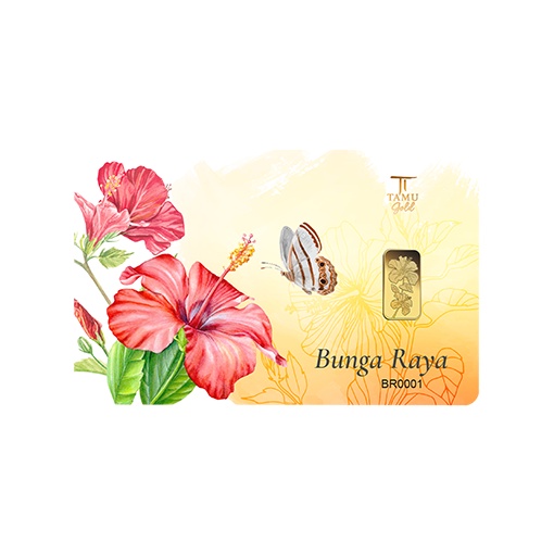 TamuGold 1 gram Au999.9 Bunga Raya | Shopee Malaysia