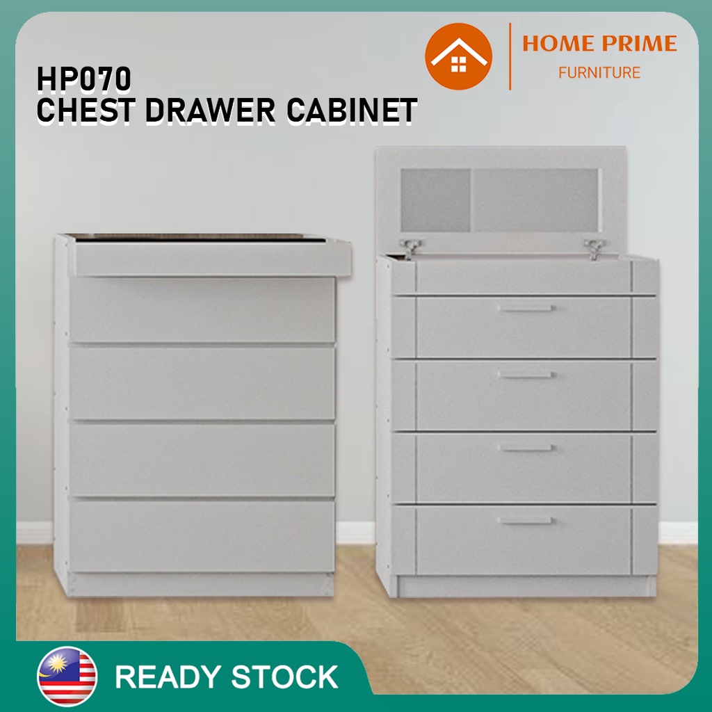 HomePrime HP070 Kabinet Laci Dada (Meja Solek) Perabot Bilik Tidur Meja ...