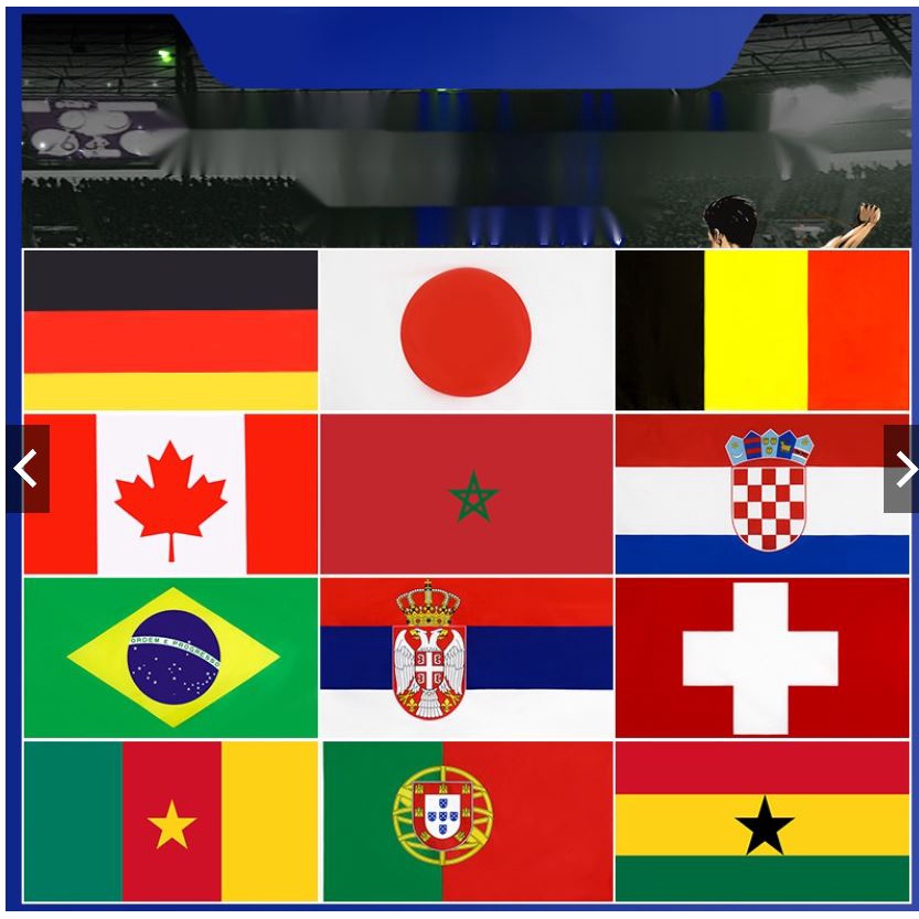 World Flag 3 x 5 ft & 3 x 6 ft Polyester | Shopee Malaysia