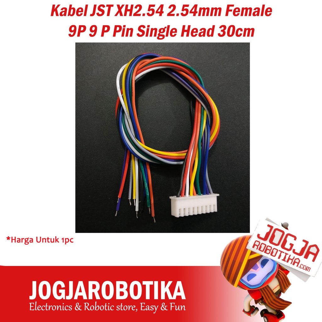 Jst XH2.54 2.54mm Female Cable 9P 9P Pin Single Head 30cm | Shopee Malaysia