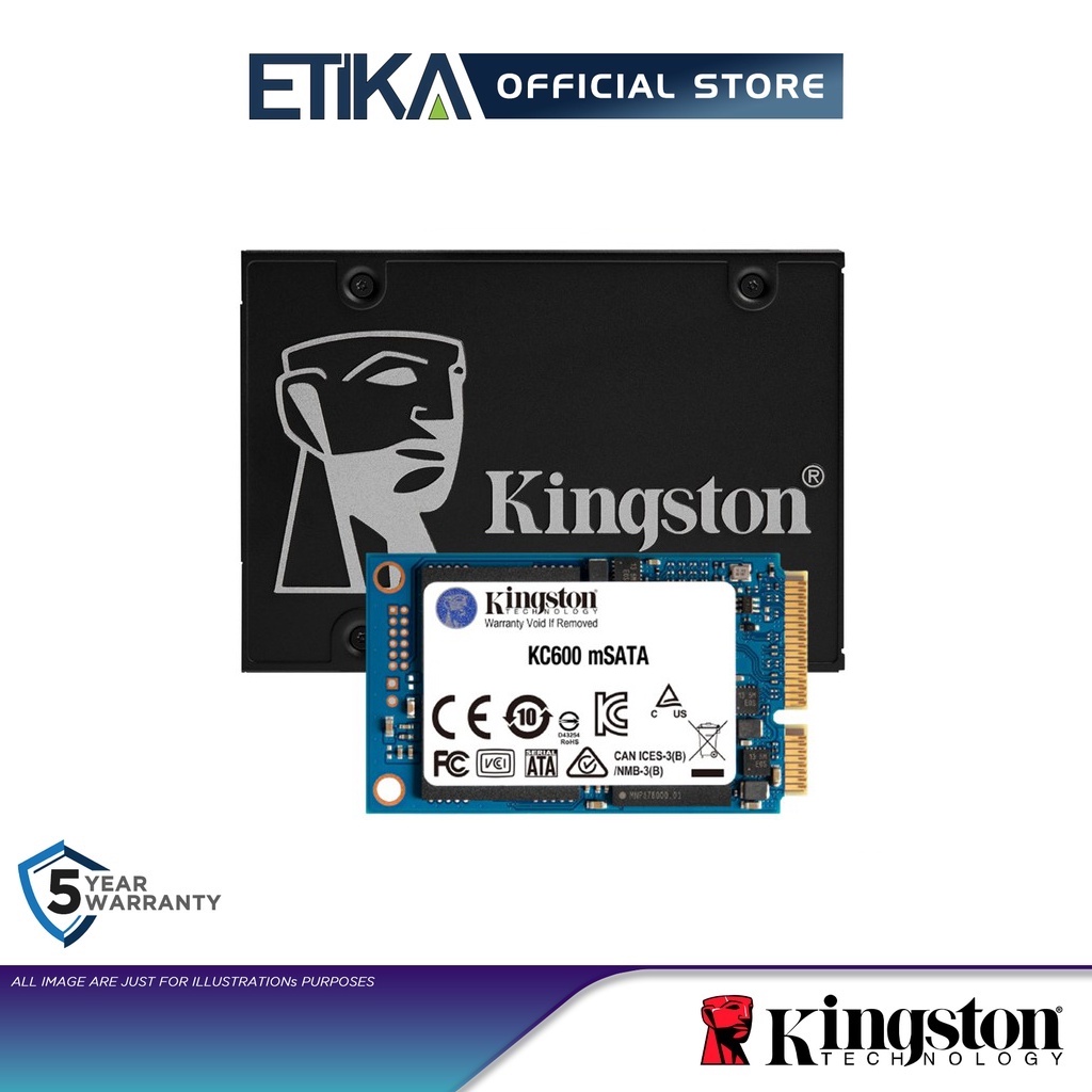 Kingston KC600 SATA 2.5" | mSATA 3D TLC NAND Solid State Drives SSD ...