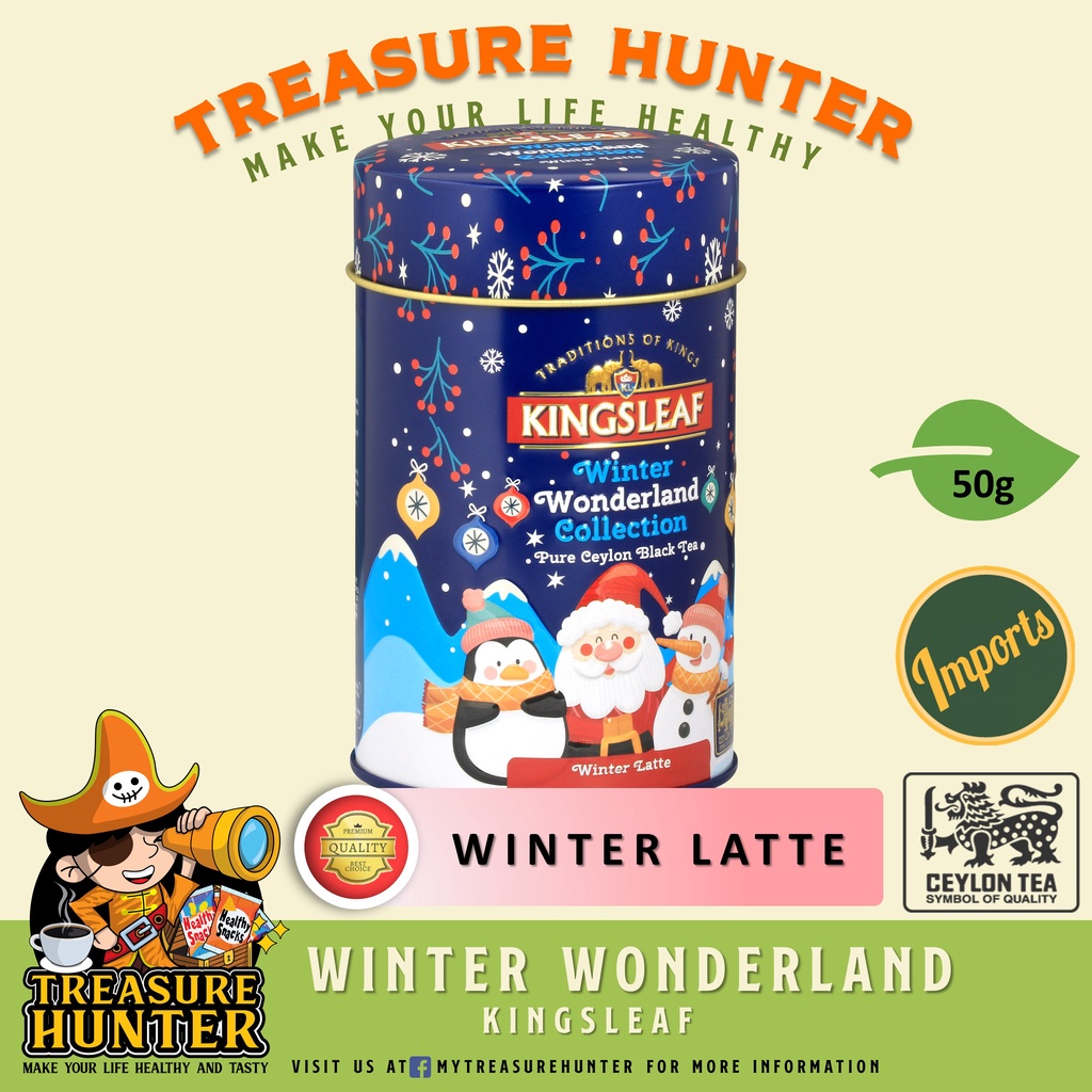Kingsleaf Ceylon Black Tea Winter Wonderland Winter Latte 50gram Lose ...