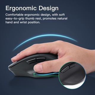 GOOJODOQ Wireless Mouse 2.4Ghz with USB Wireless Transmission Ergonomic ...