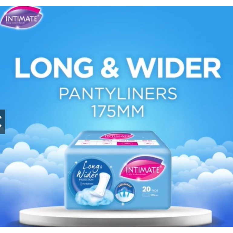 INTIMATE PANTYLINER- LONG & WIDER PROTECTION (2 X 20'S/ 20'S) | Shopee ...