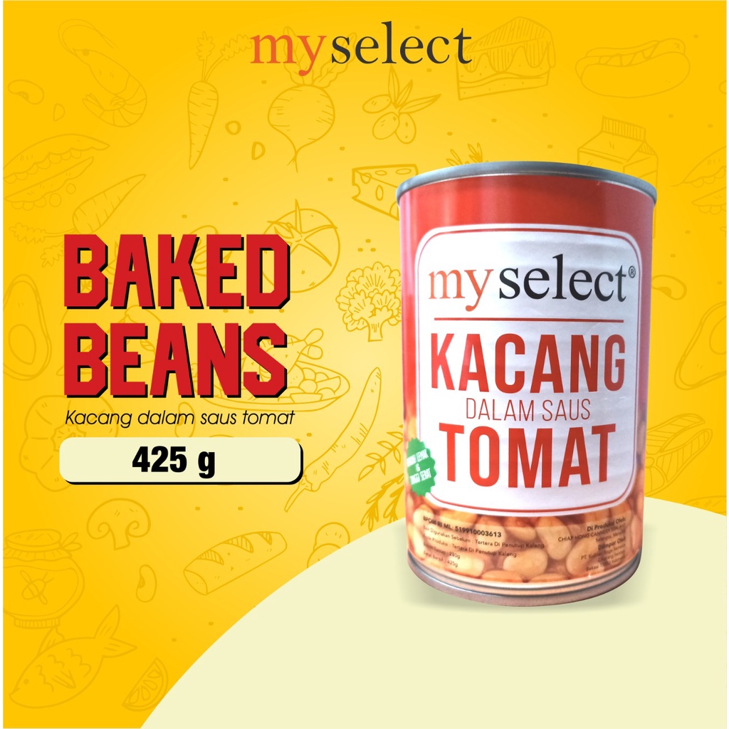 Baked Beans My Select MYSELECT Deep Beans Tomato Sauce in cans | Shopee Malaysia