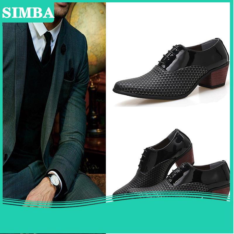 Waterproof Dress Shoes raya Formal Lace-Up Leather Derby Conference Men ...